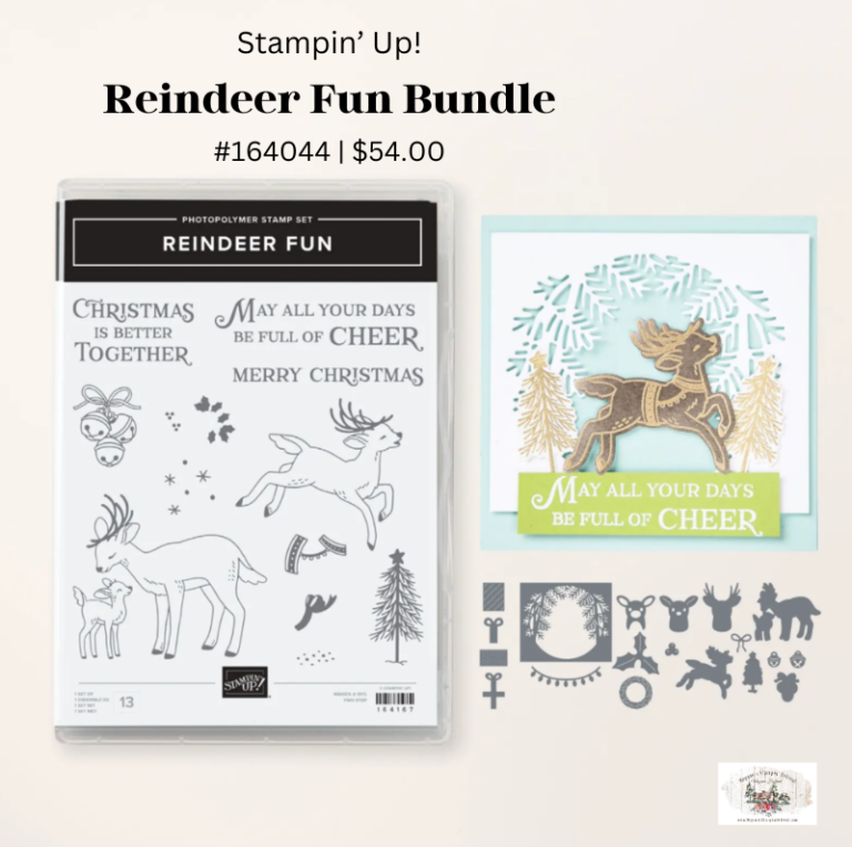 Reindeer fun card kit | October 2024 Online Card Club - Meg Holland ...
