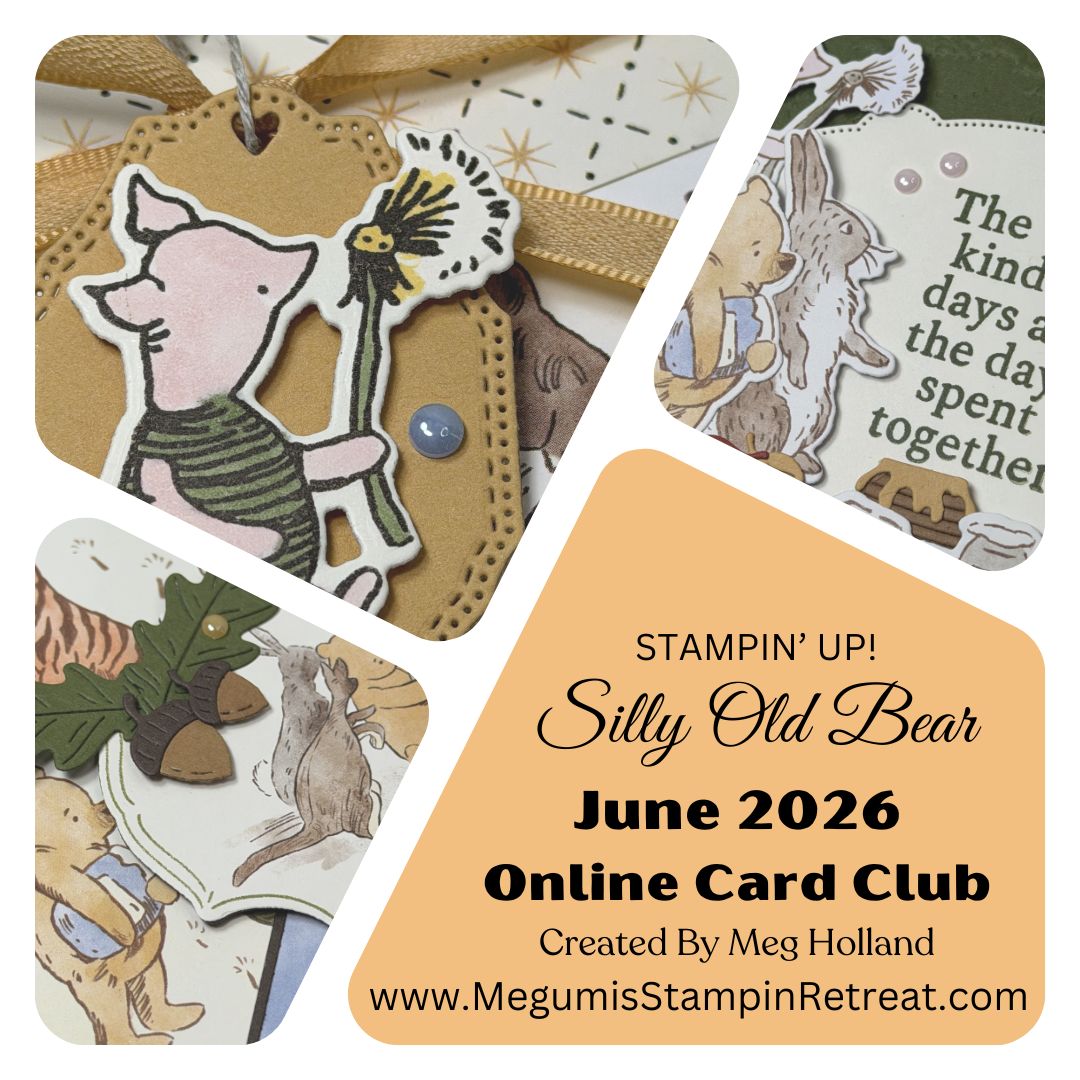 Silly Old Bear Card Kit | June 2026 Online Card Club - Meg Holland ...